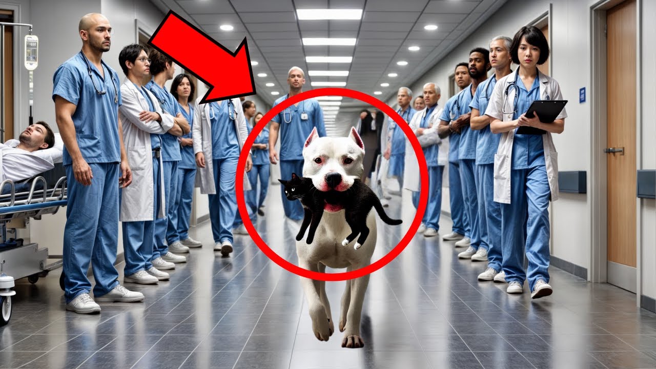 😭PITBULL INVADE HOSPITAL, AL DESCUBRIR EL MOTIVO, ENFERMERA CAE EN ...
