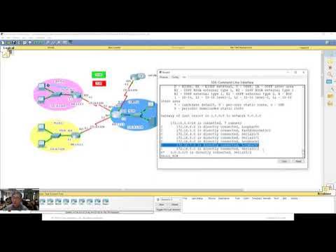 CCNA ICND 2 4장 단일 영역 OSPF 구현 5(OSPF 라우팅 프로토콜의 기본 경로 설정 실습) - YouTube