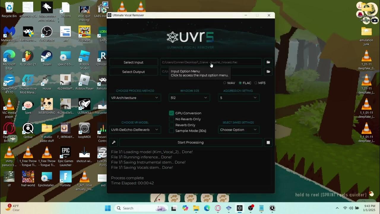 how to seperate background vocals from songs using UVR (CHECK DESC) - YouTube