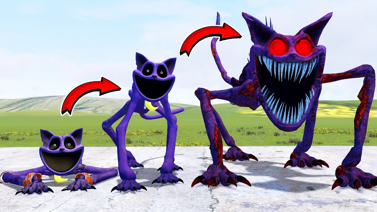 EVOLUTION OF NAPPY CAT BOSSES VS GARTEN OF BANBAN IN GARRY'S MOD! - YouTube