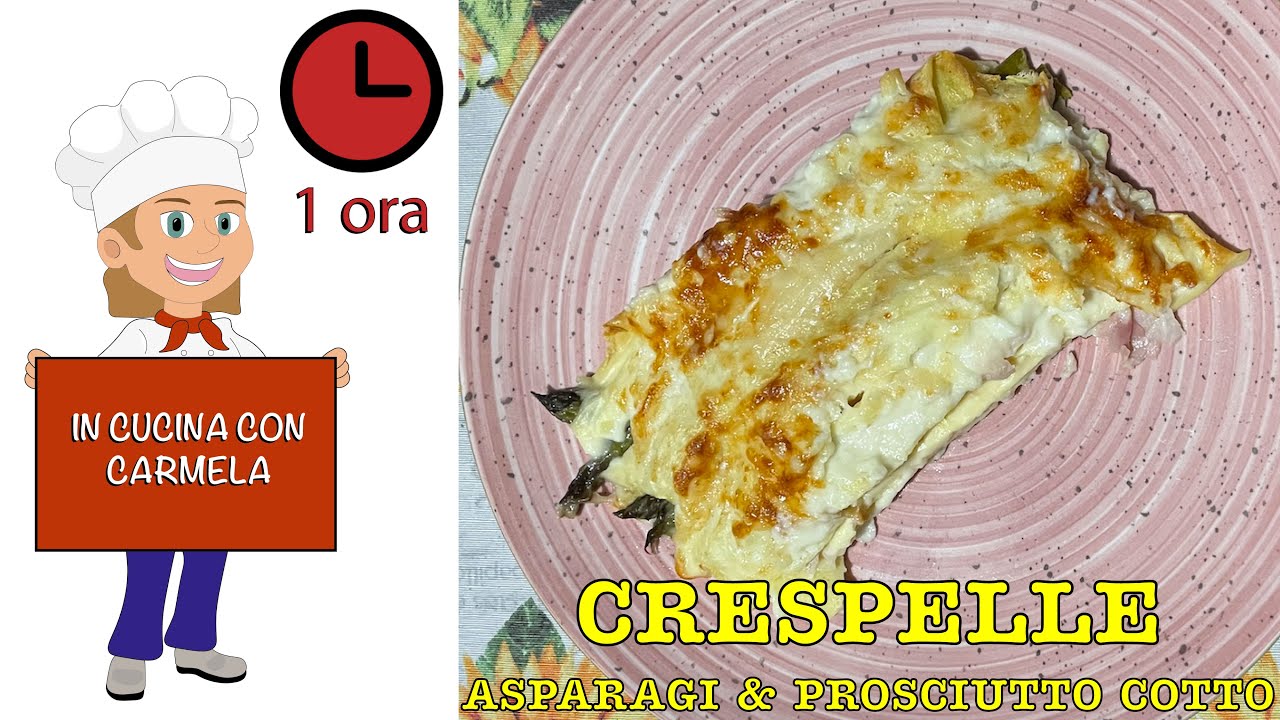 Ricetta CRESPELLE al forno | buonissime, semplici e pronte in 1 ora ...