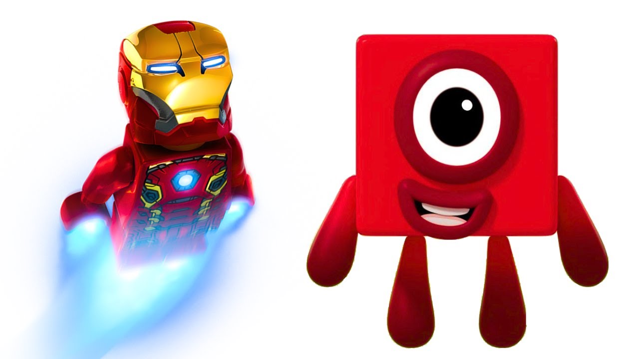 LEGO MARVELS CHARACTERS AND THEIR FAVORITE NUMBER BLOCKS CHARACTERS ...