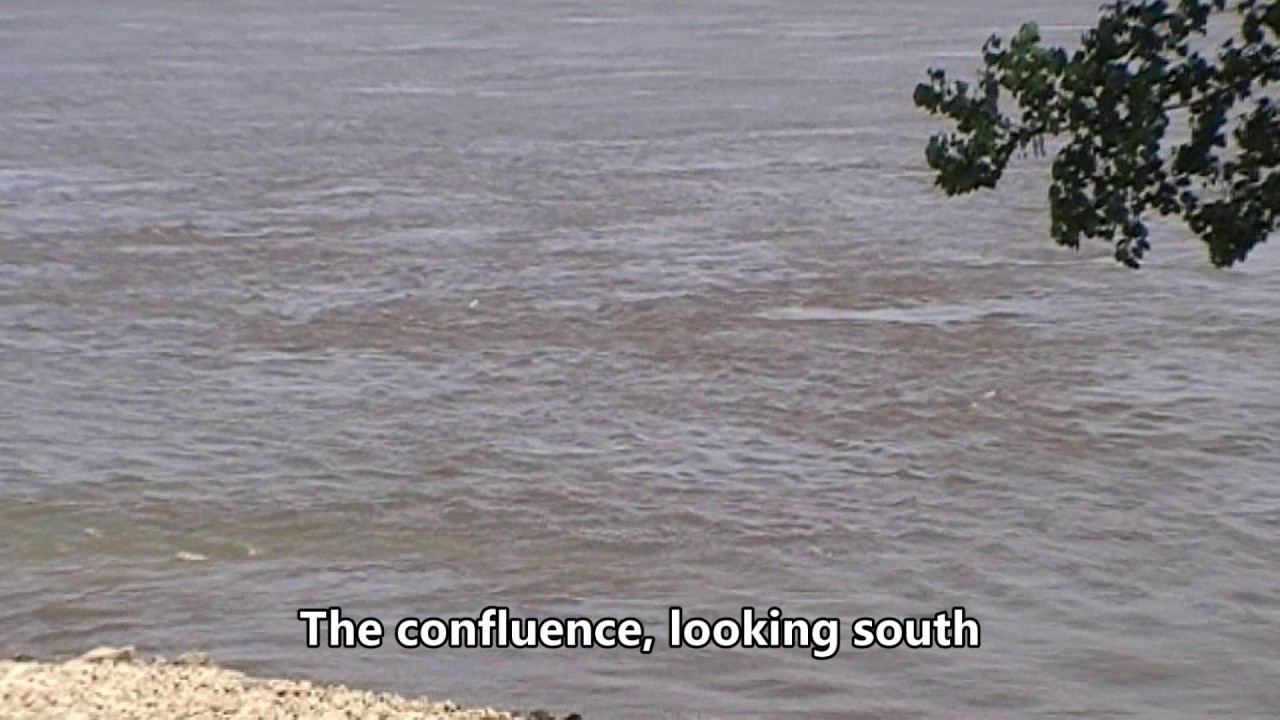 The Ohio and Mississippi Rivers at Fort Defiance, IL - YouTube