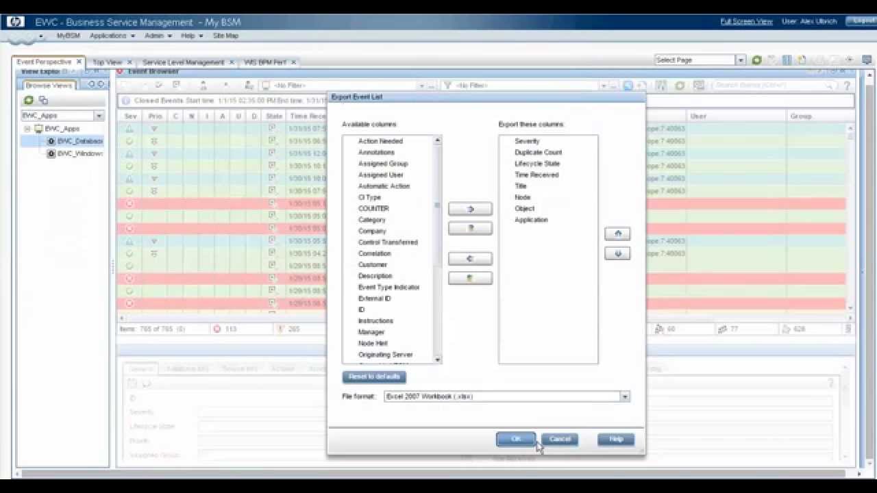 How to Extract Event data from HP BSM/OMi - YouTube