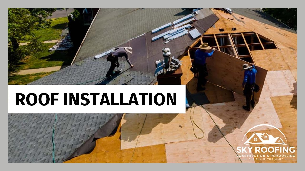 Roof Installation - Sky Roofing Construction & Remodeling - Call (210 ...