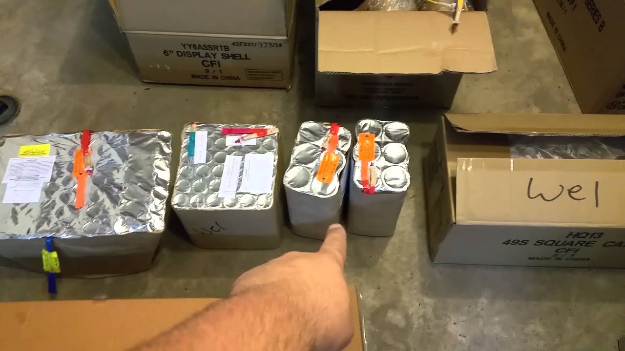 2015 1.3G Fireworks Stash - SALUTES GALORE - YouTube