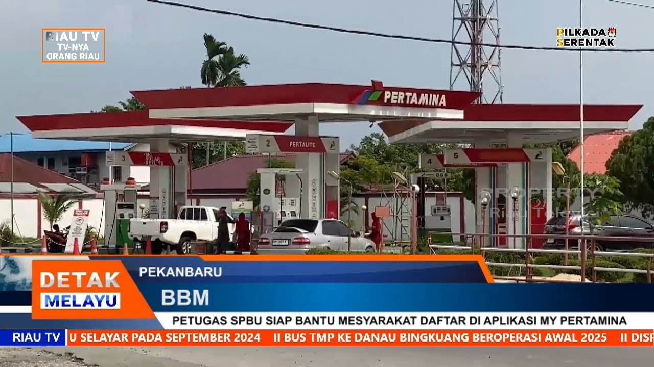 PETUGAS SPBU SIAP BANTU MASYARAKAT DAFTAR DI APLIKASI MY PERTAMINA ...
