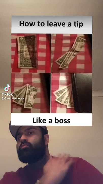 How to leave a tip like a boss #entertainment #tip #money #picture # ...