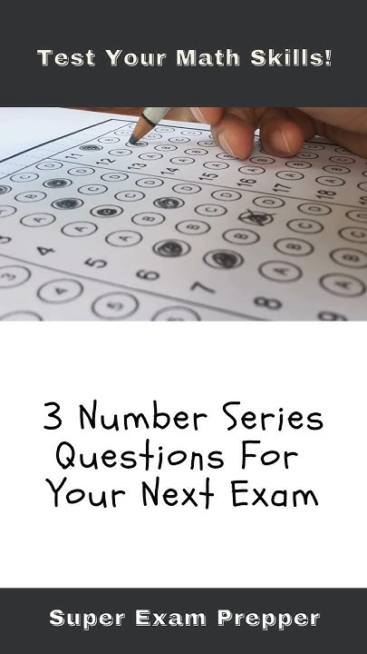 Solve these 3 number series questions. - YouTube
