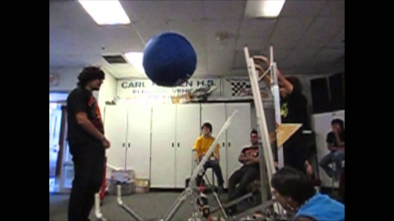 Pneumatic Catapult Testing - YouTube