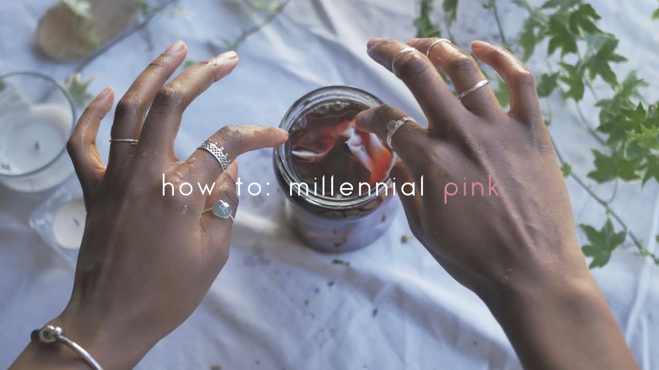 How to: Millennial Pink DIY - YouTube