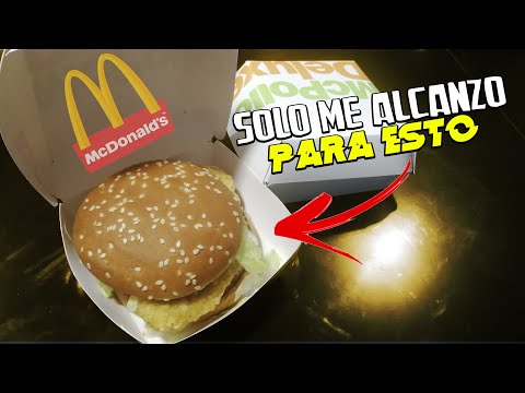 GASTANDO SOLO 20 SOLES EN MCDONALDS💵🍔🍟 | ¿SERÁ MUCHA COMIDA?🤔