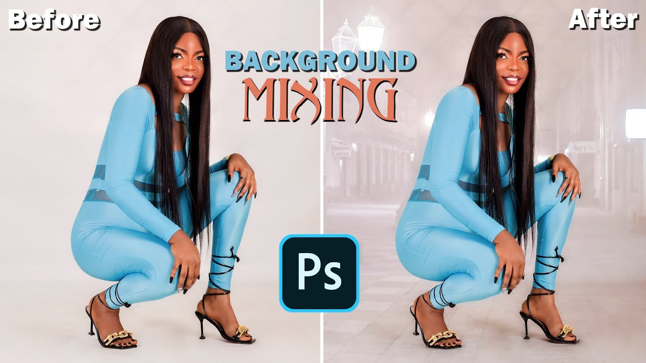 Mixing Background in Photoshop: The Ultimate Guide - YouTube