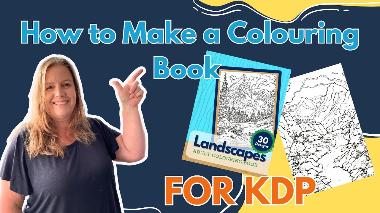 How to Make a Colouring Book for KDP | Step by Step Tutorial of My ...