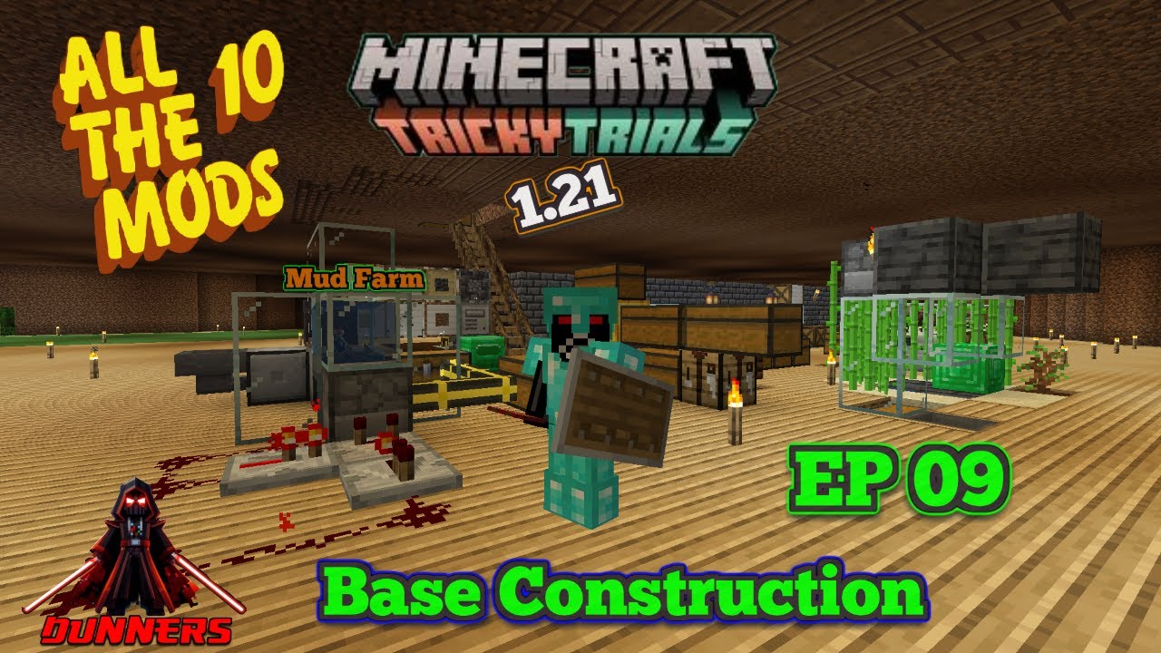Minecraft “All the Mods 10: "Building Gadgets Mod!” Base Construction ...