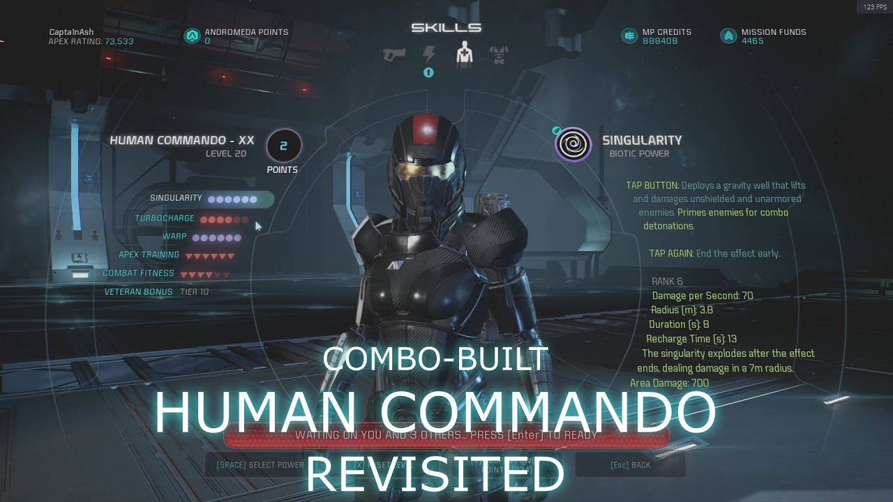 Human Commando Revisited - Mass Effect Andromeda Multiplayer - YouTube