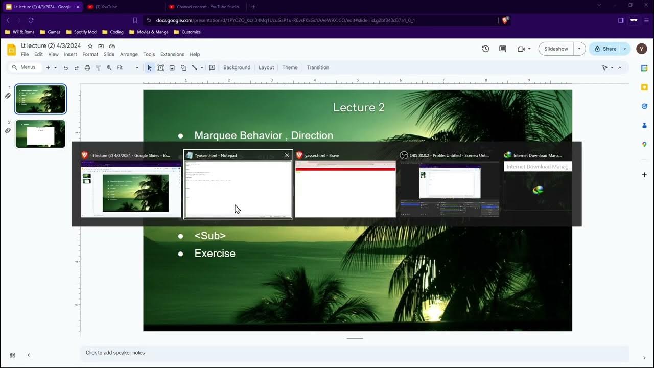 Lecture 2 html - YouTube