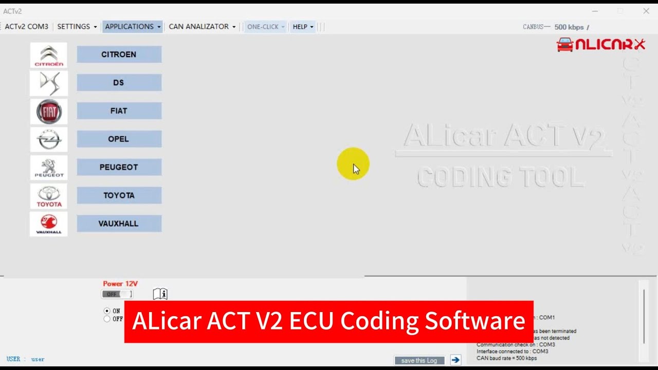 PSA Group Cars ECU Coding Tool ALicar ACT Programming Software ...