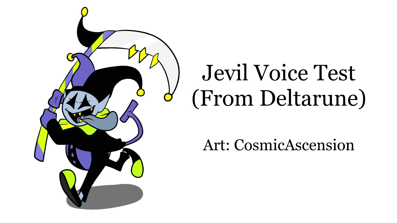 Jevil (from Deltarune) - Voice Test/Demo - YouTube