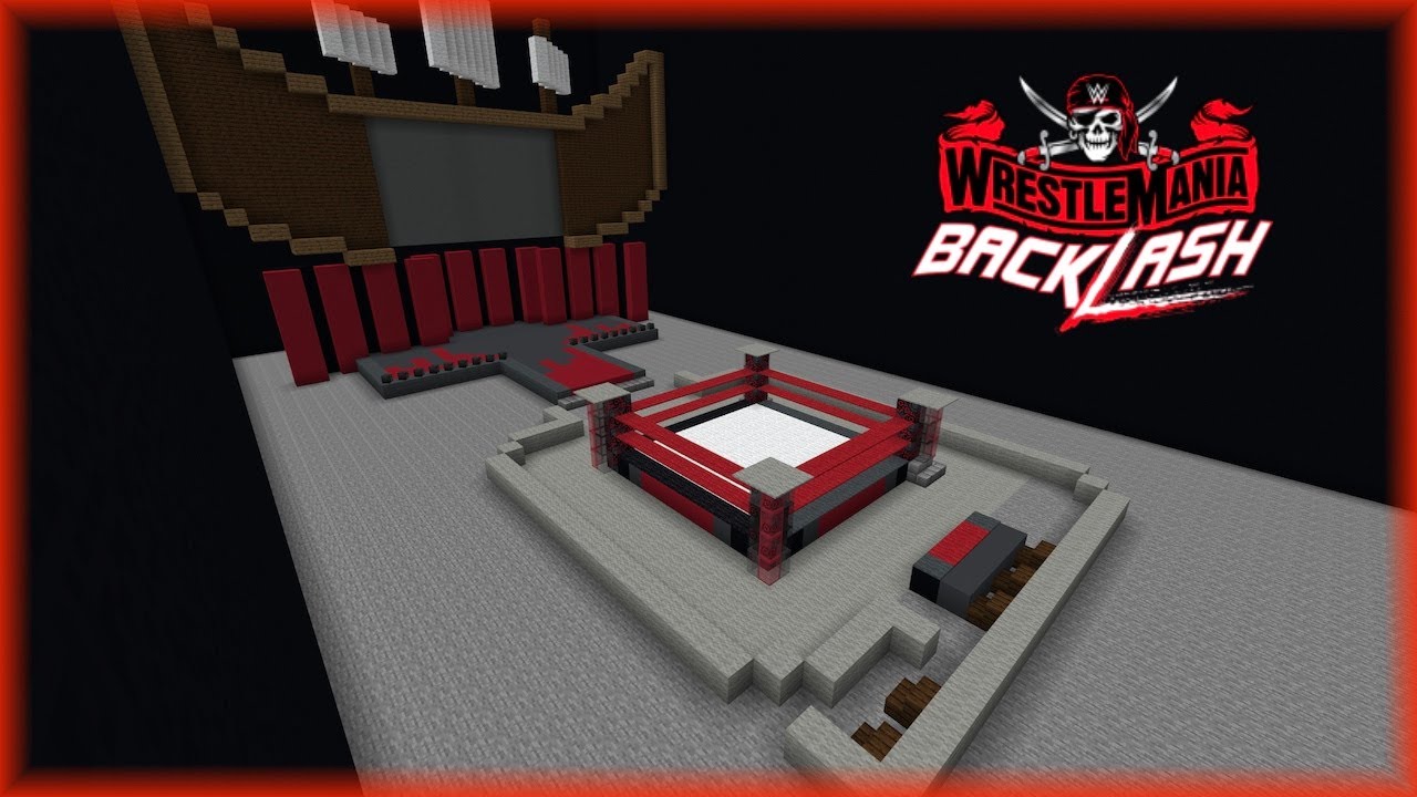 WWE WrestleMania Backlash 2021 custom setup!! (Minecraft) - YouTube