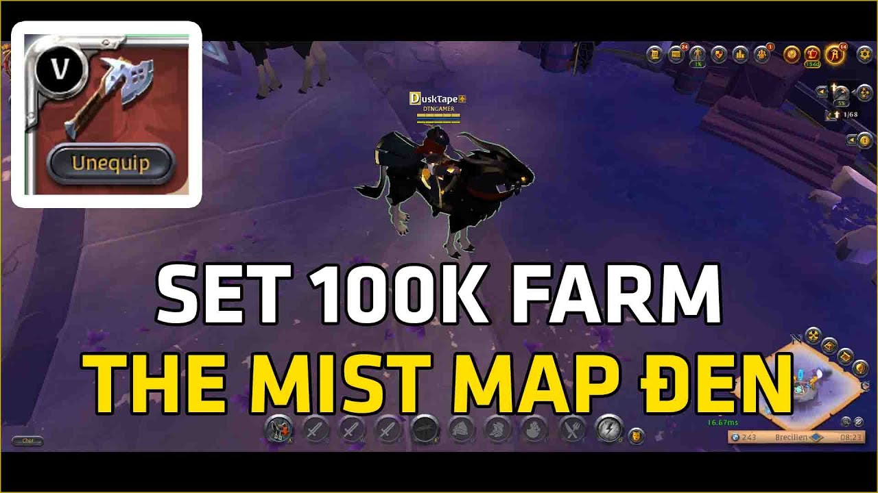 BUILD Set BATTLEAXE 100k Farm The Mist Map Đen | Albion Online - YouTube