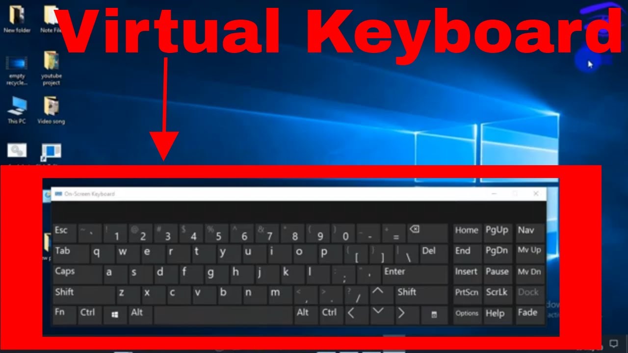 স্ক্রিনে ভার্চুয়াল কীবোর্ড / Virtual keyboard on Screen Bangla ...