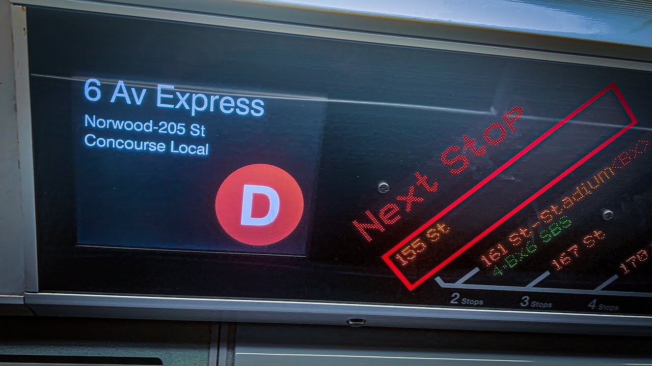 RARE: R160 D train announcements 145-174 - YouTube