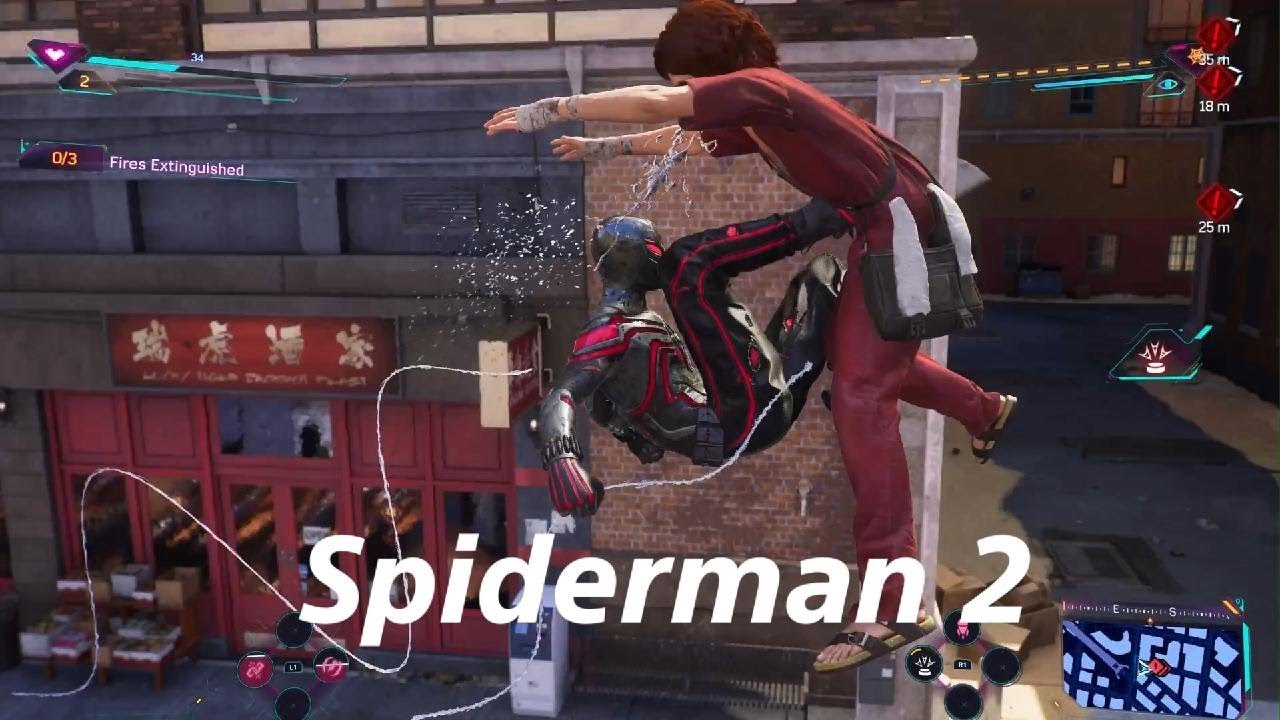 Marvel's Spider-Man 2 Fire extinguisher Fight Scene || Best Fight Scene ...