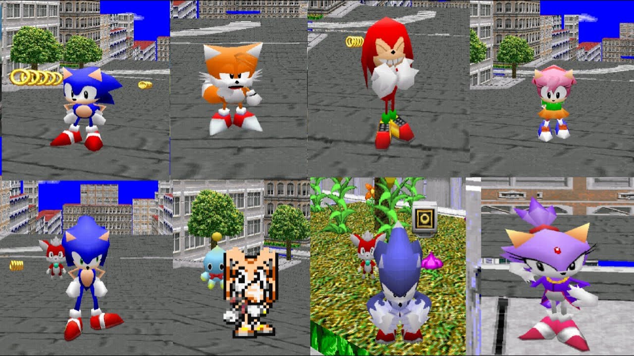 Sonic robo blast 2 every character in city escape - YouTube