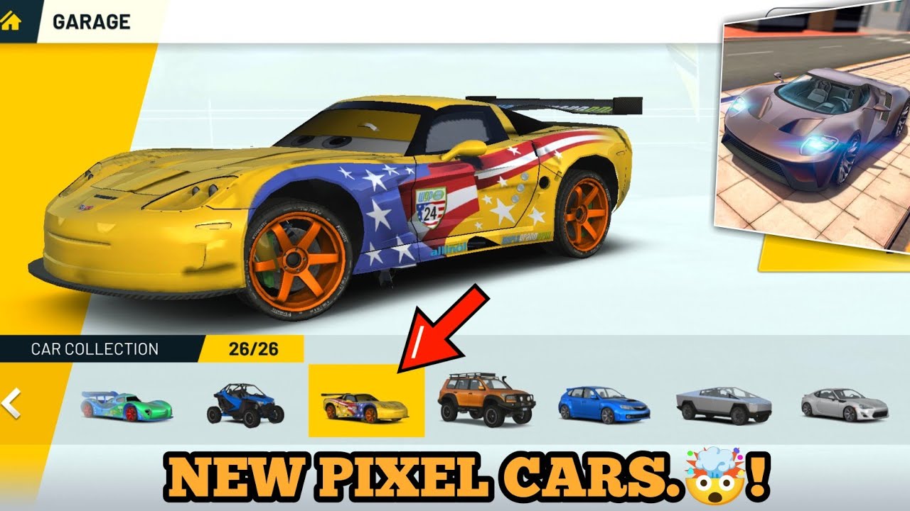 new PIXAR cars mod in extreme car driving simulator - YouTube