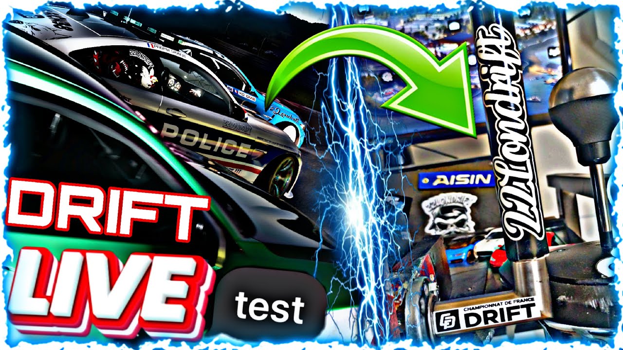 LIVE DRIFT au volant si tu CASSE tu RÉPARE TON FREIN A MORT !!!! - YouTube