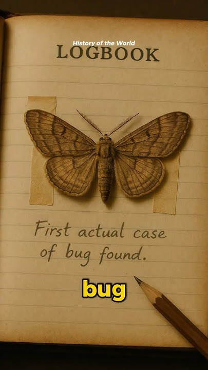 The First Computer Bug Was… a Real Bug?! 🪲 #shorts - YouTube