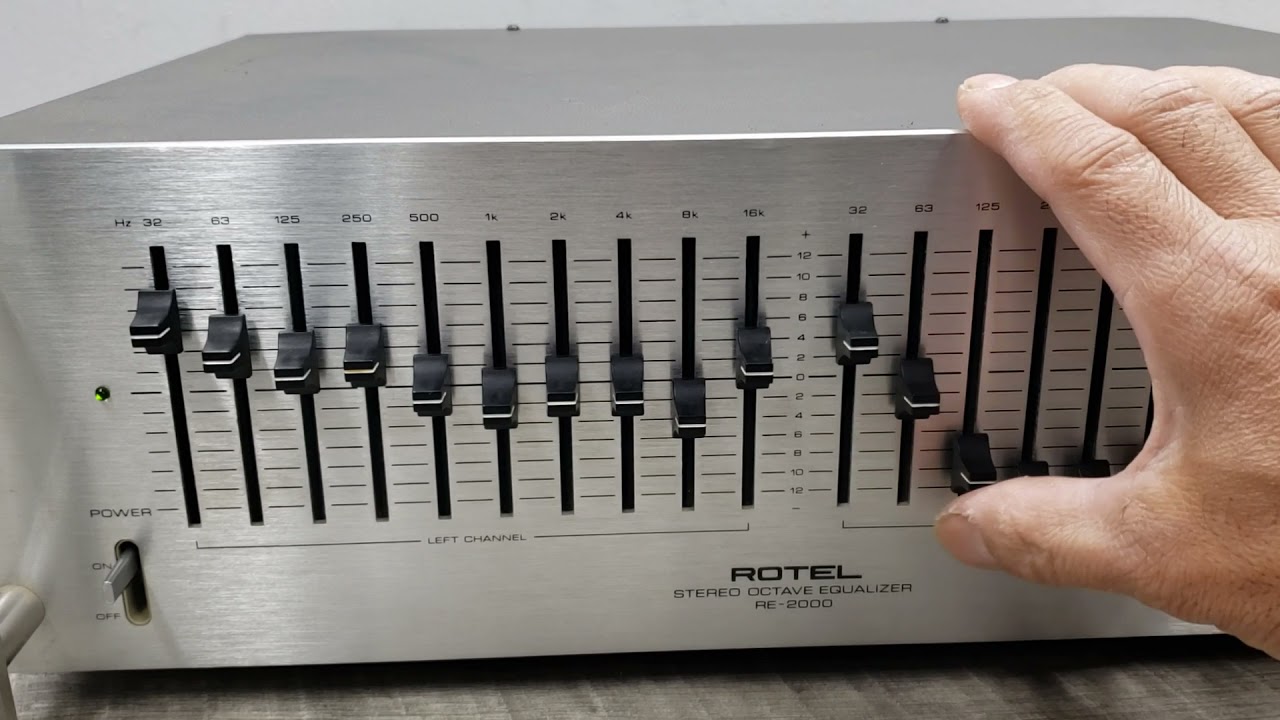 Rotel RE-2000 10-Band Graphic Equalizer - YouTube