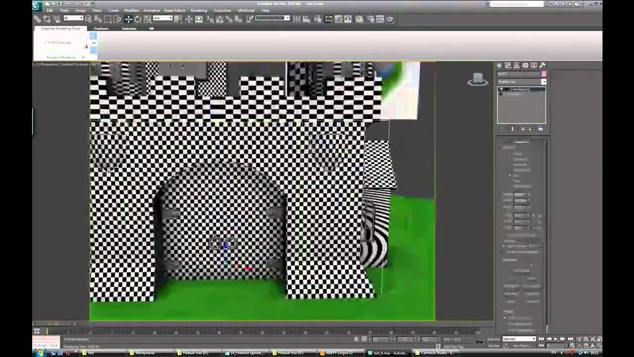 3d modeling castle animation by Max Uzkikh 3d - YouTube