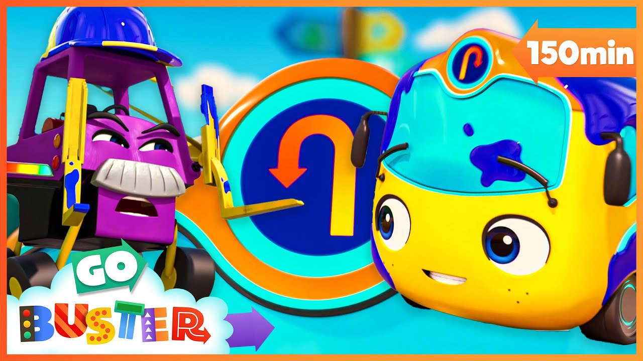 Buster RECHARGED: Chaos! Big Paint Mess With Mr Rubble! | Go Learn With ...