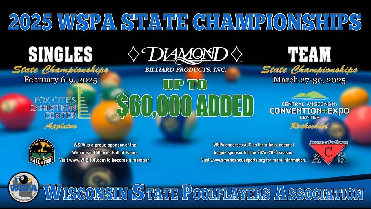 2025 WSPA STATE TEAM CHAMPIONSHIPS 8 BALL - YouTube