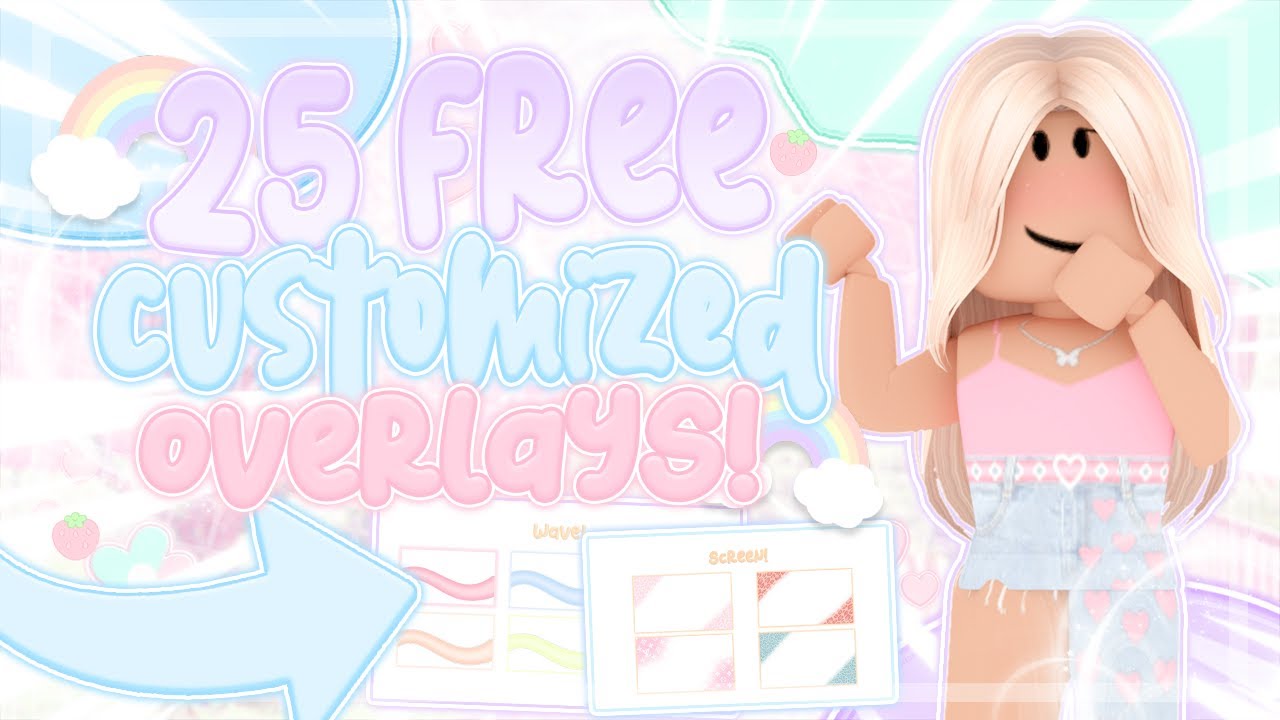 25 CUSTOMIZED OVERLAYS ( for editing , thumbnails etc. ) | adcrable ...