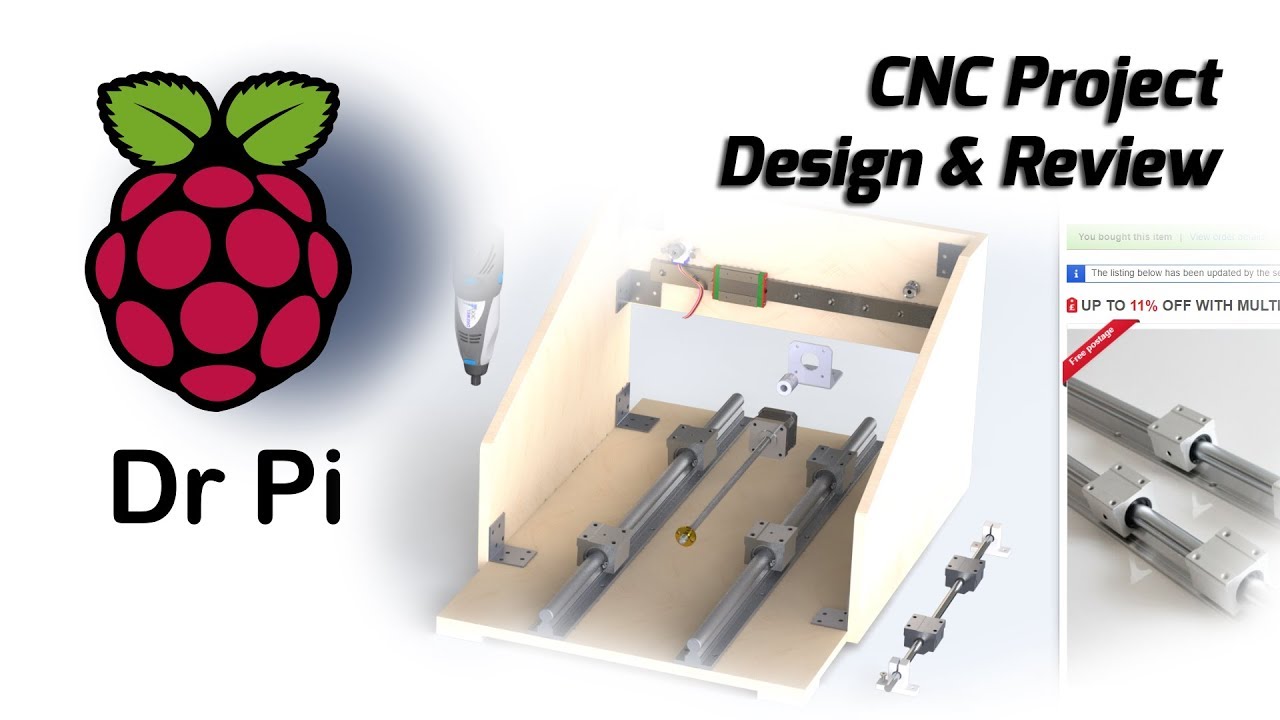 Raspberry Pi - CNC Design - YouTube