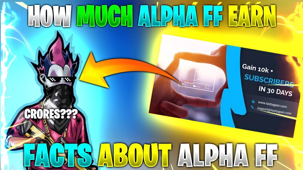 Facts About ALPHA FreeFire|Why Alpha FF Not Upload Video|Alpha FF Earning| Alpha KD Second ...