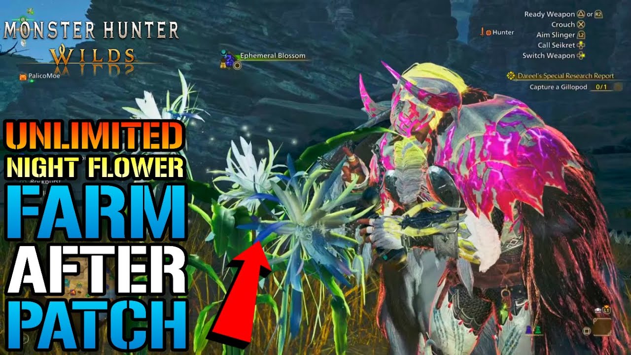Monster Hunter Wilds: New UNLIMITED "Night Flower" FARM After Patch ...