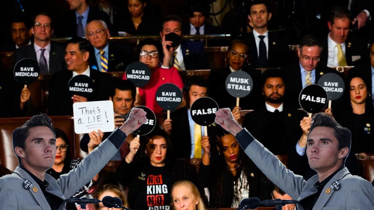 Did David Hogg Create the Democrat Paddles at Trump Speech Idea? - YouTube