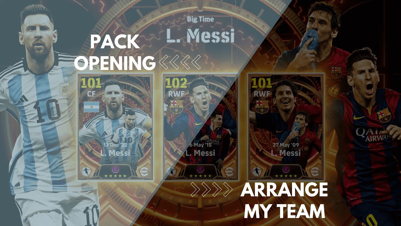 Unleashing Legends: eFootball 2024 Big Time Box Opening for Messi! ⚽🌟 ...