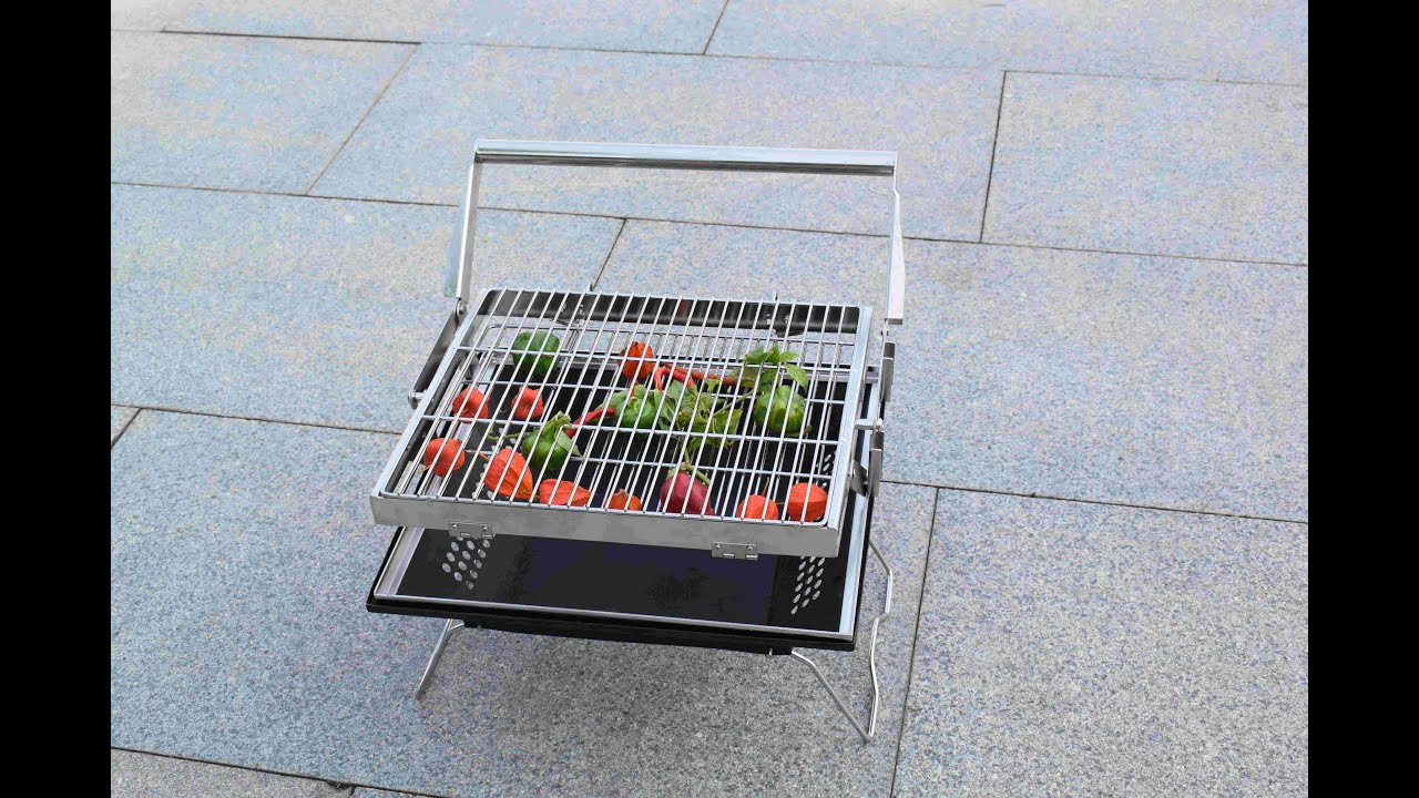 Portable grills / Camping bbq grills /Flip bbq grills - YouTube