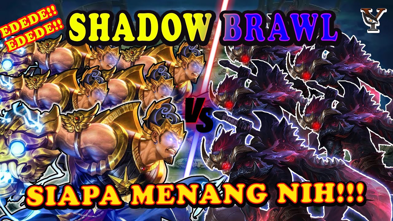 GATOT KACA VS HANZO | Mobile Legends | Arcade Shadow Brawl #mlbb #mobilelegends #brawl - YouTube