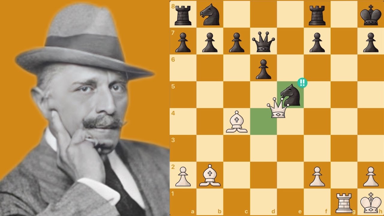Sacrificing the Queen, Rook, and Bishop | Carl Hartlaub vs Testa ...