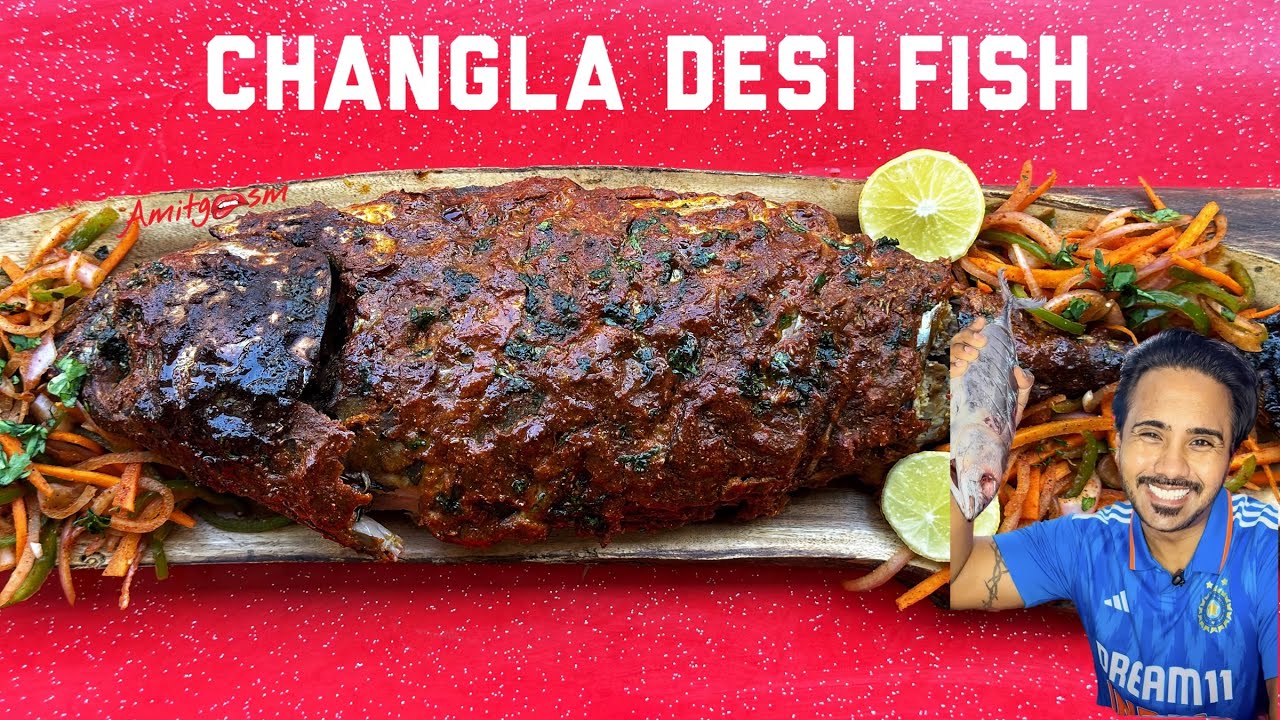 Changla Desi Fish Recipe | Fish Fry Recipe | फिश फ्राई । Grilled Fish ...