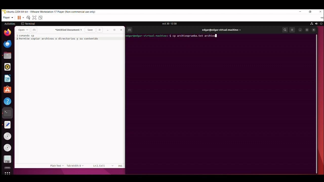 Comando cp - Ubuntu - YouTube