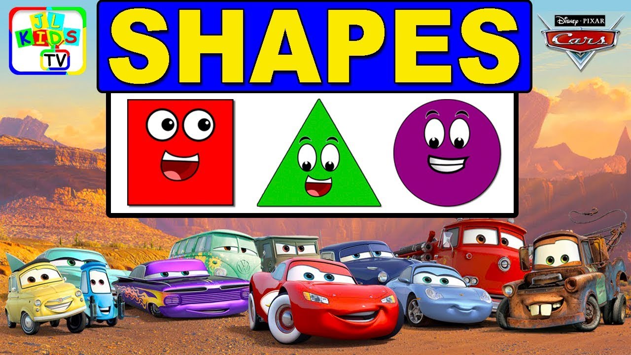 Learn Shapes, Learn Basic Shapes with Cars, Educational Videos - YouTube