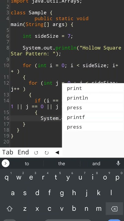 JAVA program [MOST ASKED] 😮 pattern program in java #shorts #shortsfeed #tiktok - YouTube