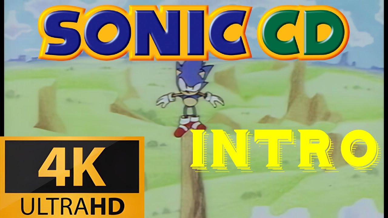 Sonic CD - Intro (AI Enhanced 4K 60fps) - YouTube